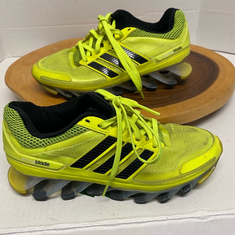 Adidas Adipower Spring Blade Neon Yellow Sneakers - Gem